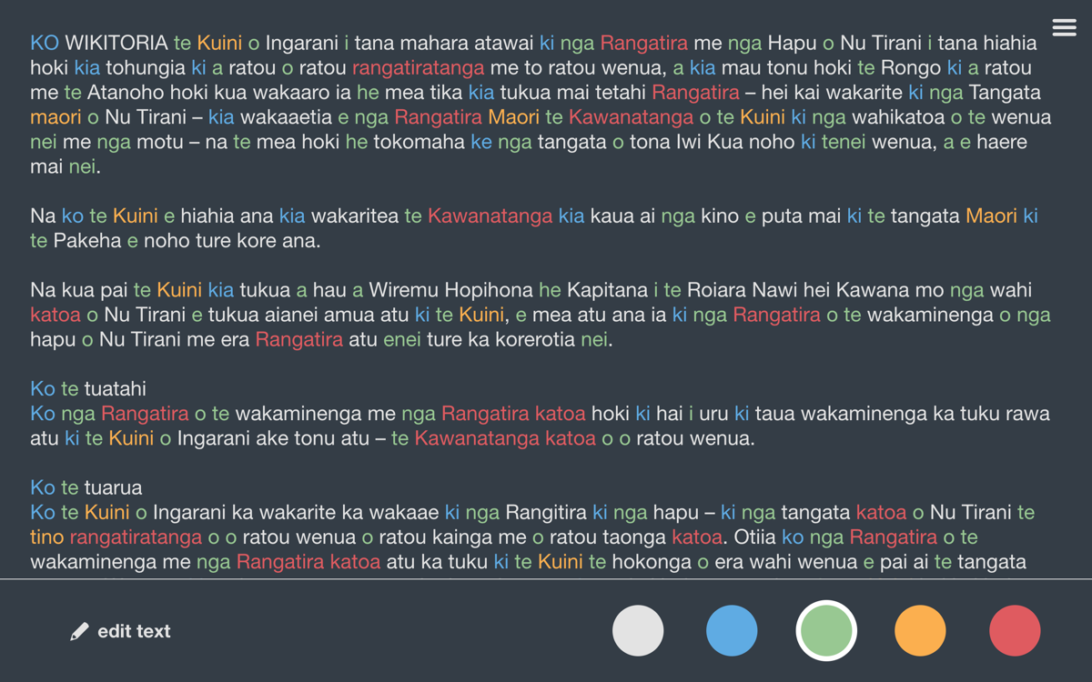 Rainbow Edit: Color For Words